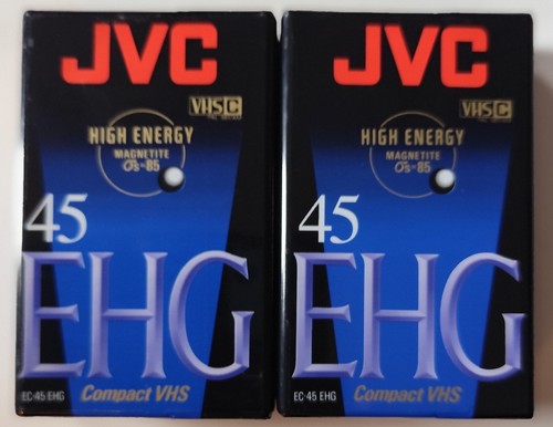 Jvc 45 EHG High Energy Compact Vhs Lot de 2 NEUF | eBay