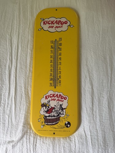 Vintage 1966 Kickapoo Joy Juice Thermometer New In Box Made In The USA Rare | eBay