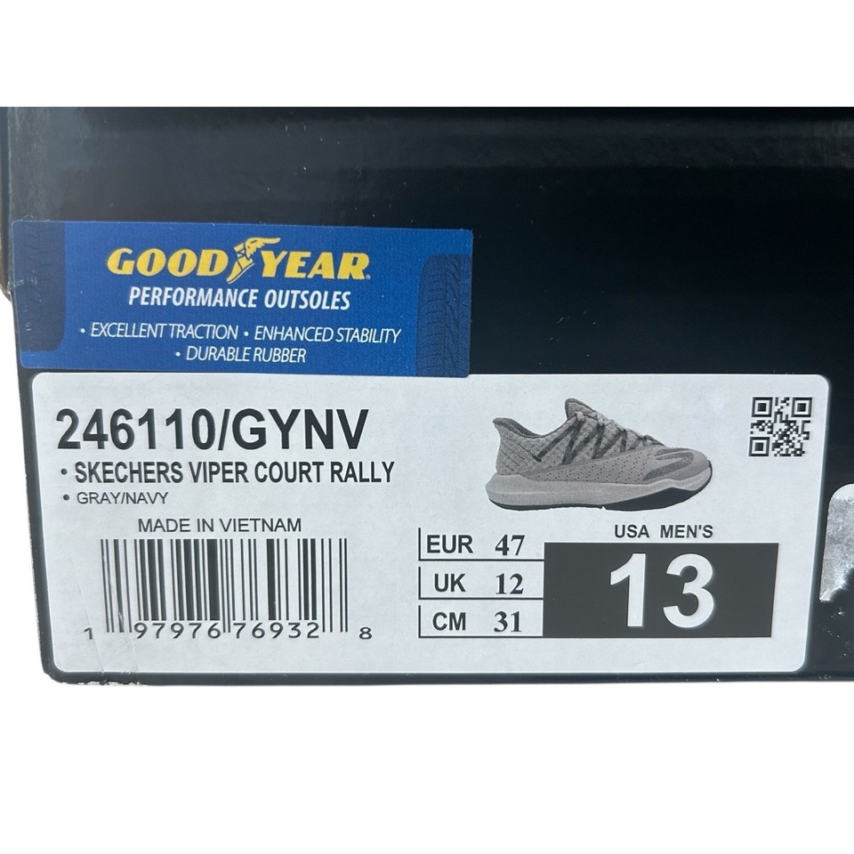 Skechers Mens Pickleball Shoes Size 13 Move Foam Goodyear Performance ...