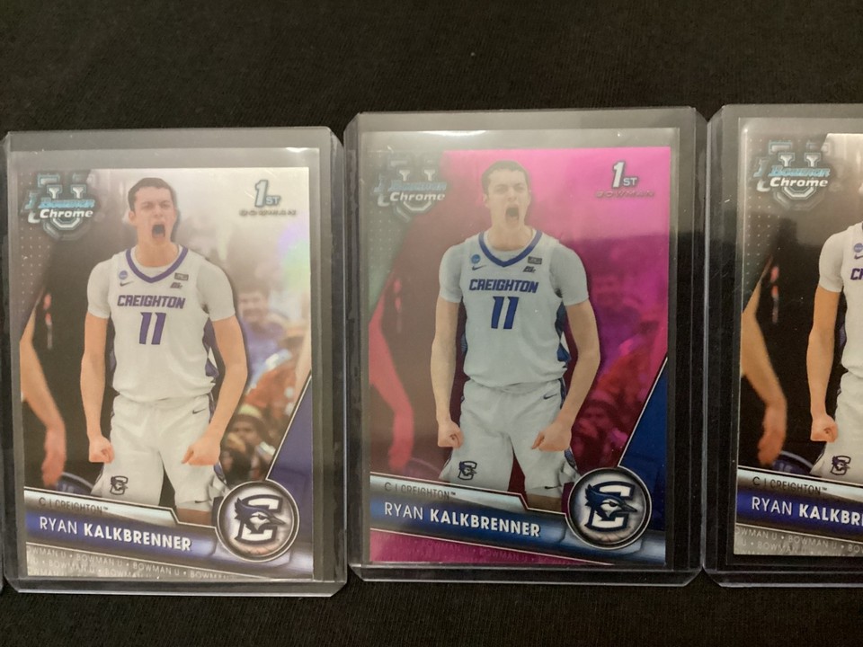 RYAN KALKBRENNER CARD LOT. RARE GOLD SP/75 AND ALL REFRACTORS HORNETS ...