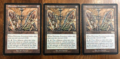 Magic the Gathering Card - Rare - Phyrexian Processor x3 - MP condition ...