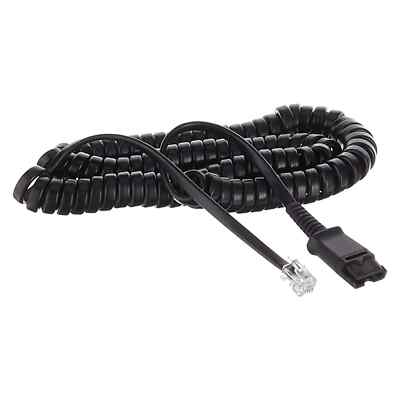 Poly / Plantronics 26716-01 Coiled Cable Assy U10 - AMP/QD MOD ADAPTER ...