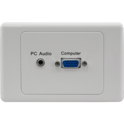 Pro2 Right angle VGA and 3.5mm Stereo Clipsal Wallplate | eBay