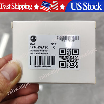 New Allen-Bradley 1734-232ASC Point IO RS232 ASCII Serial Module AB ...