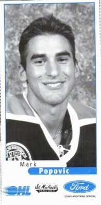 Mark Popovic 2001 QMJHL All-Star Game Program Insert | eBay