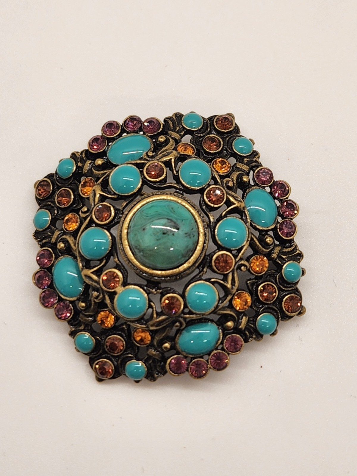 Vintage Joan Rivers Brooch Pin - Gem