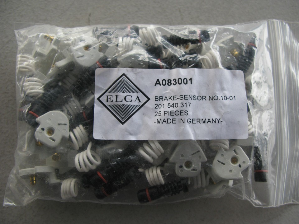 ELCA GERMANY A083001 BRAKE PAD WEAR SENSOR 2015400317 MERCEDES - 25 PCS ...