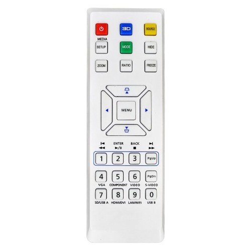 Projector Remote Control For EVS60H Controller Replace Remote Long ...