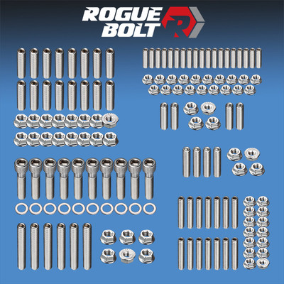BBF BIG BLOCK FORD 429 - 460 ENGINE STUD KIT BOLTS STAINLESS STEEL CAR ...