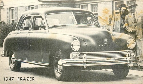 ANTIQUE AUTO, 1947 FRAZIER AD, VINTAGE POSTCARD (T68) | eBay
