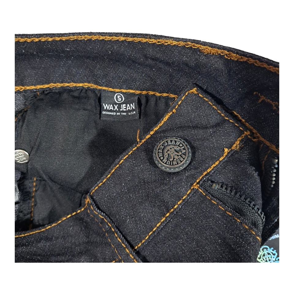 Wax Jeans Women's Bootcut Straight Jeans Stretch Black Size 5 | eBay