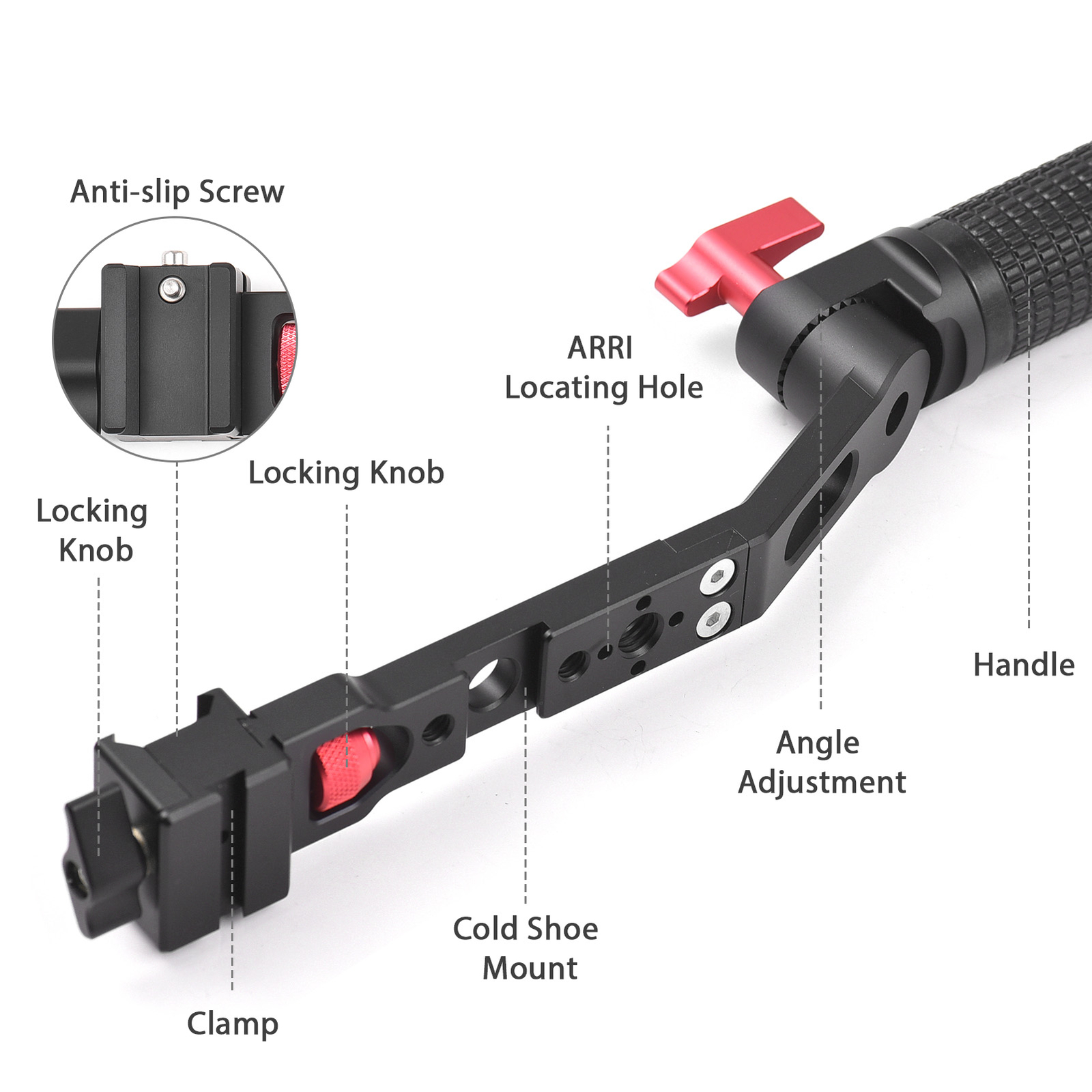 Adjustable Sling Handgrip Gimbal Sling Handle Quick Release Gimbal Grip ...
