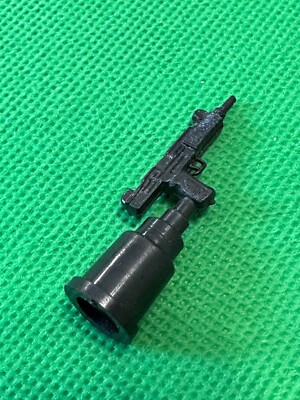 Vintage 1985 Commando 3.75" Lead Head UZI GUN weapon Diamond Toys | eBay