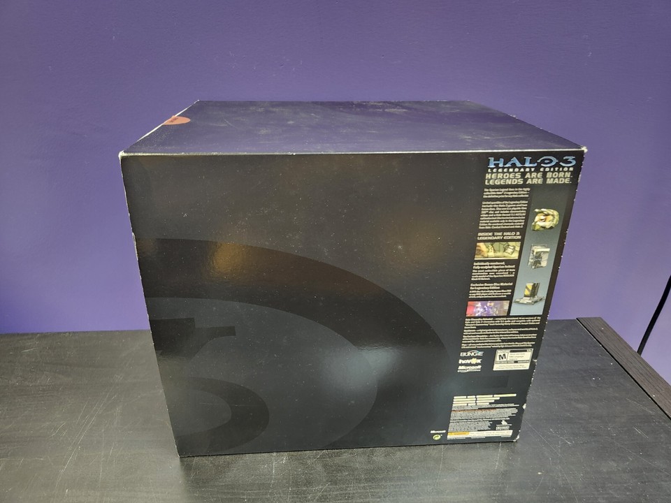 Halo 3 Legendary Edition (Microsoft Xbox 360, 2007) Master Chief Helmet ...
