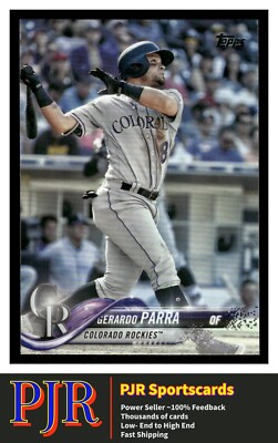 2018 Topps #604 Gerardo Parra Colorado Rockies EXTRA 35% OFF 4+ | eBay