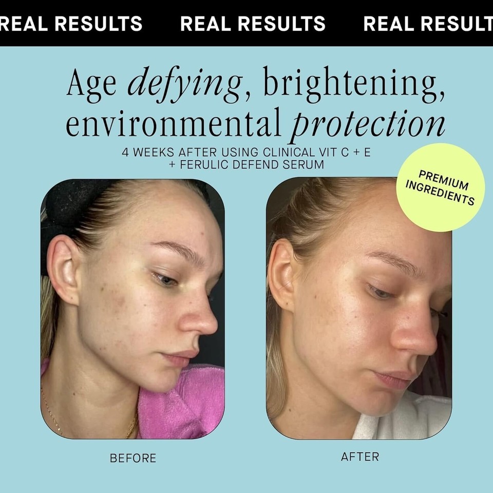 Vitamin C + E Ferulic Acid Defend Serum Anti-aging,Antioxidant ...