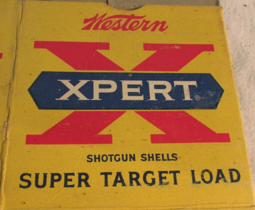 VINTAGE WESTERN XPERT SUPER TARGET LOAD 12 GA CARTRIDGE SHELLS Box ...