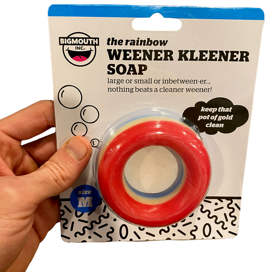 RAINBOW Weener Cleaner Soap Willy Weiner - Joke Gag Gift Party Adult ...