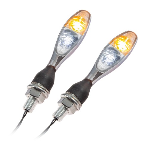 Kellermann LED Indicator With Position Lights Licensed Front Chrome | eBay Australia