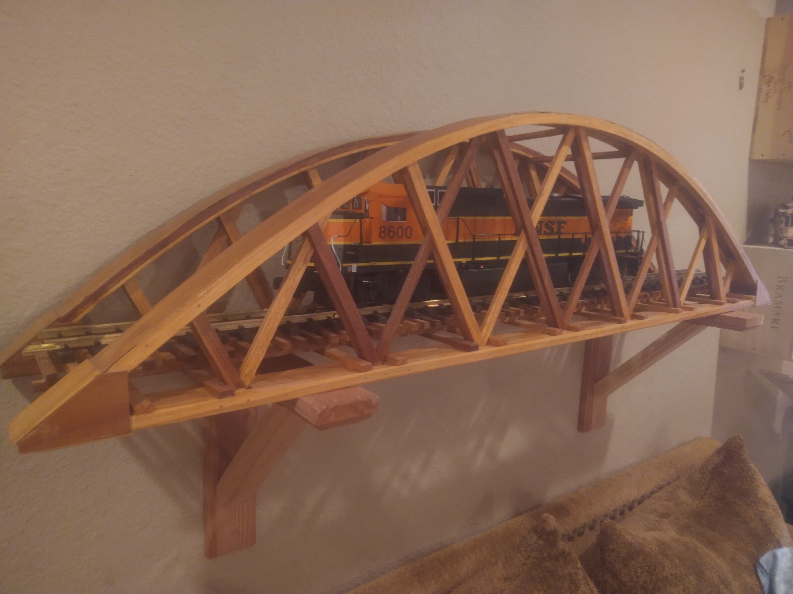G Scale Display Arch Bridge 48"! Model Train Trestle For USA LGB MTH ...