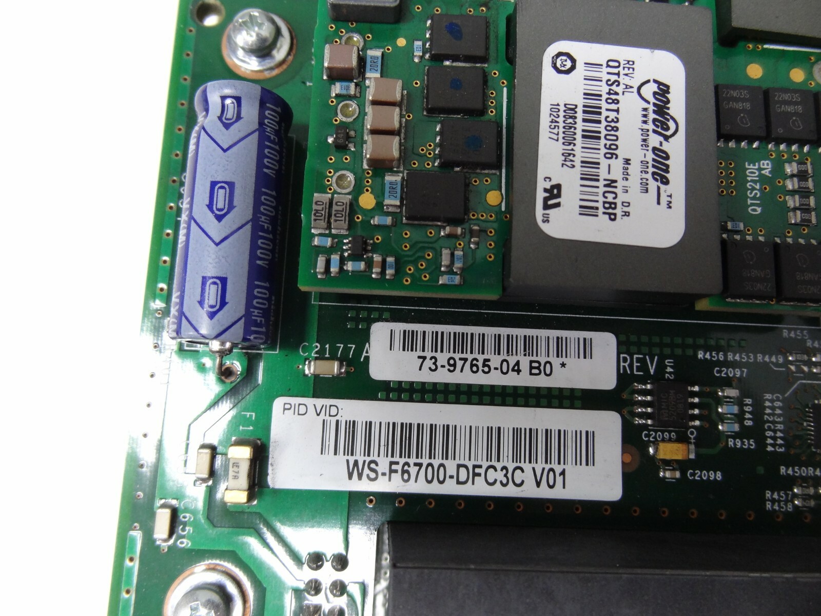 Cisco WS-X6708-10GE 8-Port 10GE w/ WS-F6700-DFC3C V01 #TQ50 | eBay