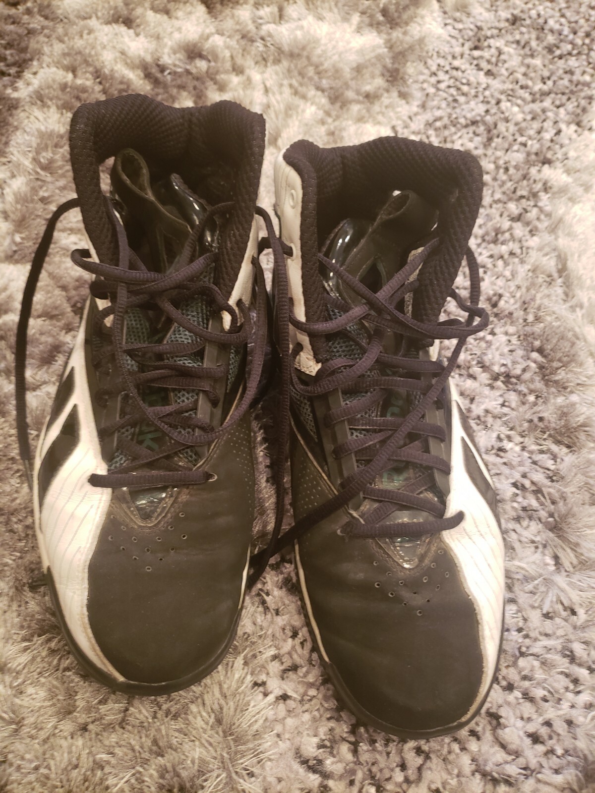 Vintage 2000s Reebok Hexride Basketball Shoes Size 9.5 Black/White ...