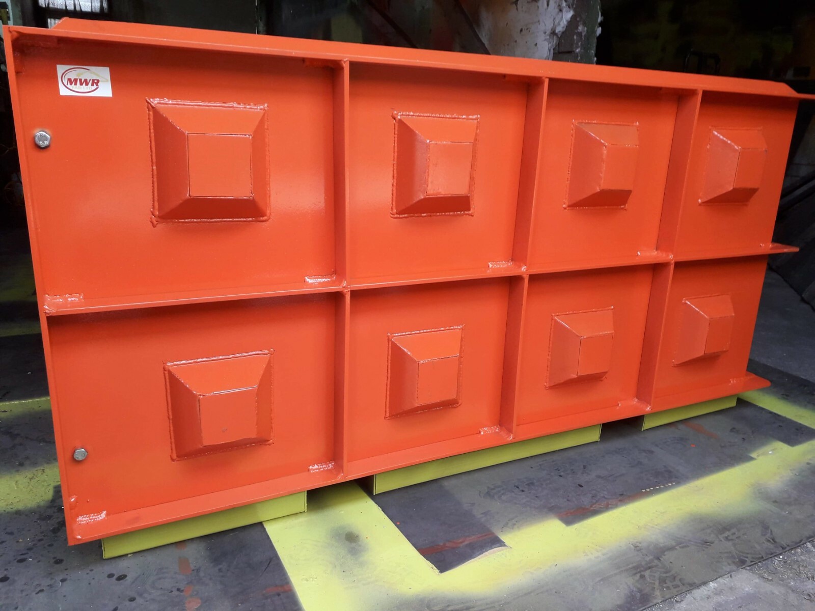 LARGE CONCRETE INTERLOCKING BLOCK MOULD 1600 X 800 X 800mm retaining ...
