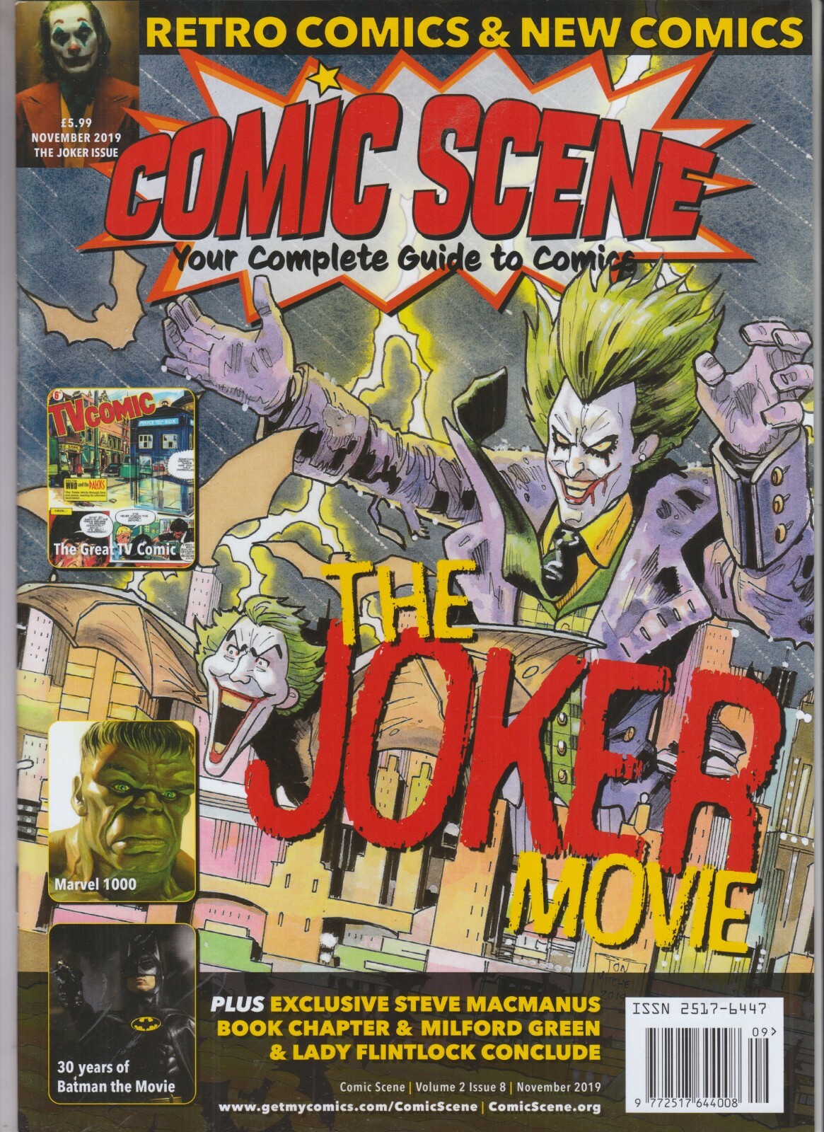 COMIC SCENE MAGAZINE NOVEMBER 2019 THE JOKER ISSUE | eBay