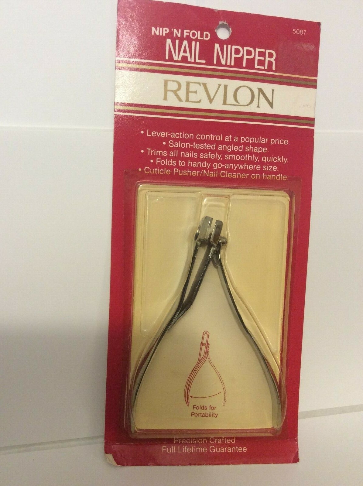 Revlon Nip N Fold Nail Nipper / Clipper - Sealed Old Original Packaging ...