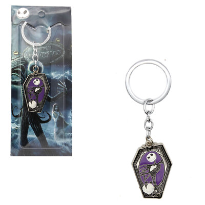 JACK SKELLINGTON COFFIN Nightmare Before Christmas 1.5 in. Key Chain ...
