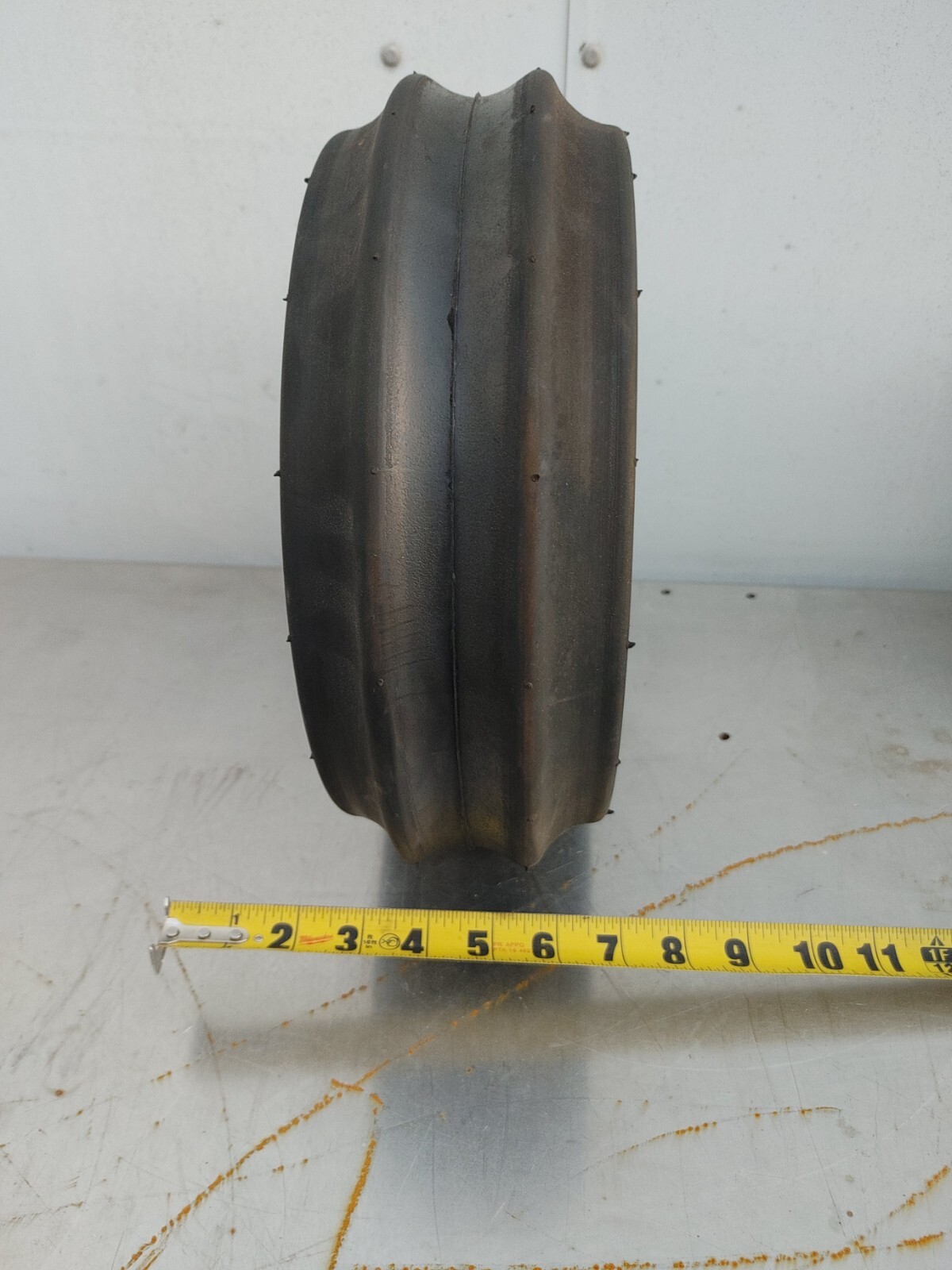 4" X 12" Press Wheel Assembly Dual Rib | eBay