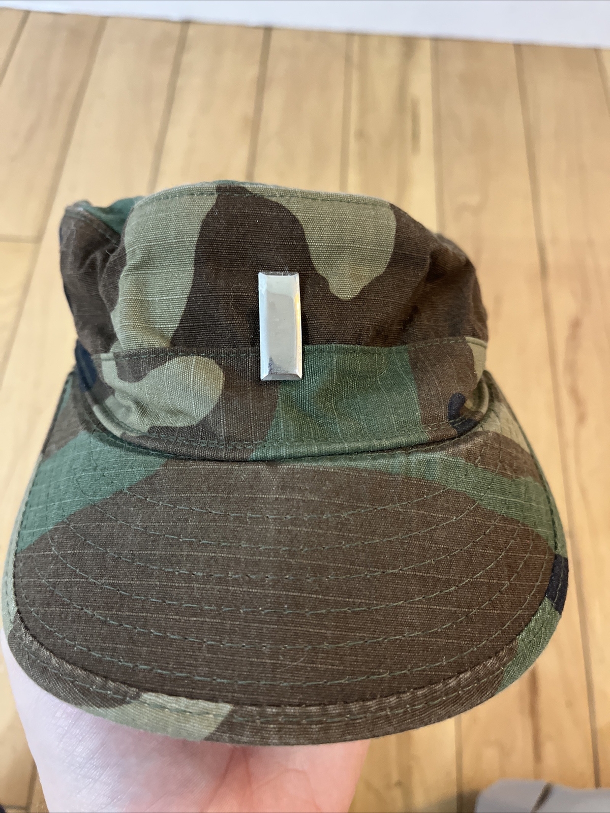 US Military Issue Cap Woodland Camouflage ARMY Hot Weather Hat Size 7 ...