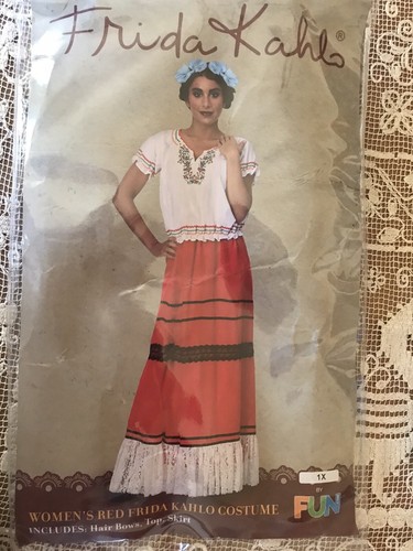 Frieda Kahlo Costume Outfit Brand New Size 1X | eBay