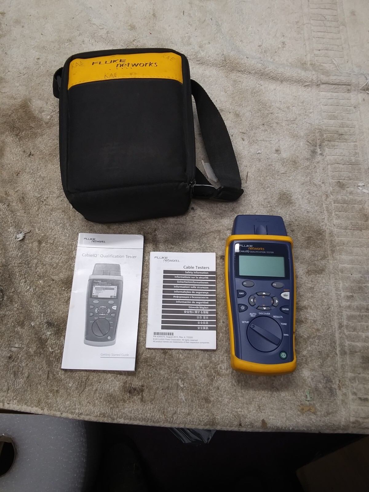 Fluke Networks CIQ 100 Network Cable Qualification Tester 754082022602 ...