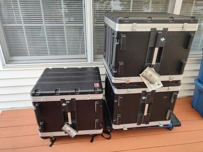 Three large pre-owned (3) SKB Roto Racks | eBay