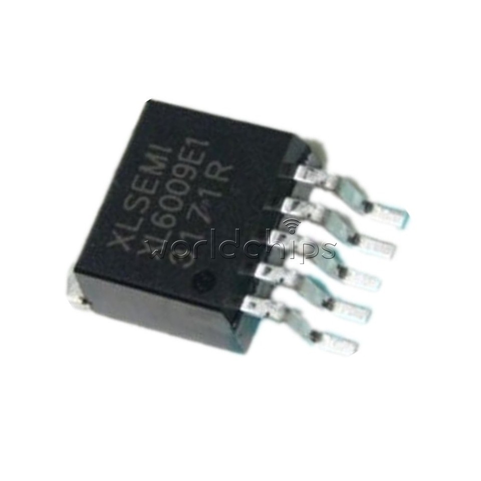2PCS XL6009 XL6009E1 DC-DC Adjustable Step-up Boost IC TO-263 42V/4A ...
