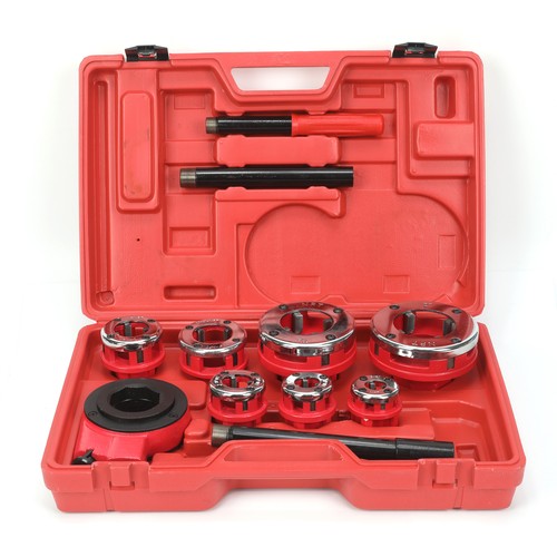 HFS(R) Ratchet Pipe Threader Kit Ratcheting Pipe Threading Tool Set (7 ...