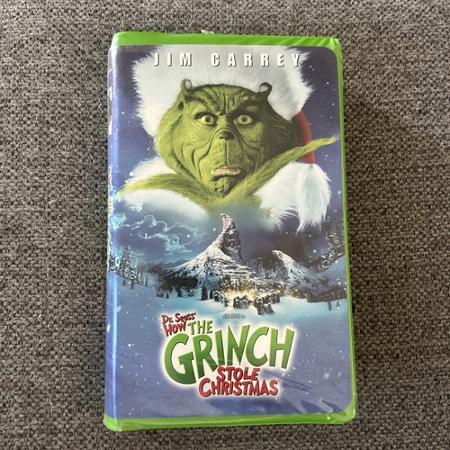 How the Grinch Stole Christmas (VHS, 2001, Clamshell) -Dr. Seuss - Jim ...