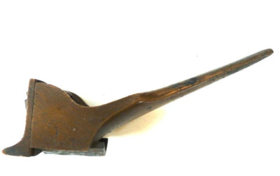 Antique brass rabbet plane cabinetmakers coach maker woodworkers tool ...