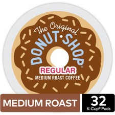 Barista+Organica+Coffee+32+Donut+Shop+Blend+Medium+Roast+Pods+K+Cups+1 ...