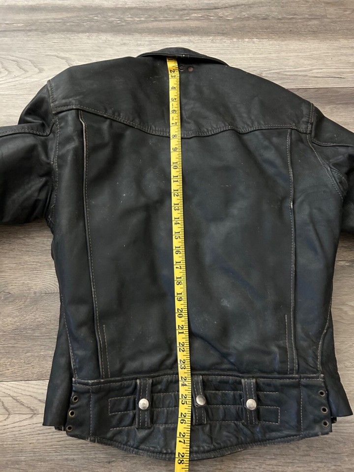 Vintage Langlitz Leathers Portland Motorcycle leather Jacket 42 | eBay