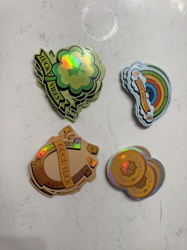 Dutch Bros Sticker Drop Mar 17,2025 St.Patrick's Day(Stickers Sold ...