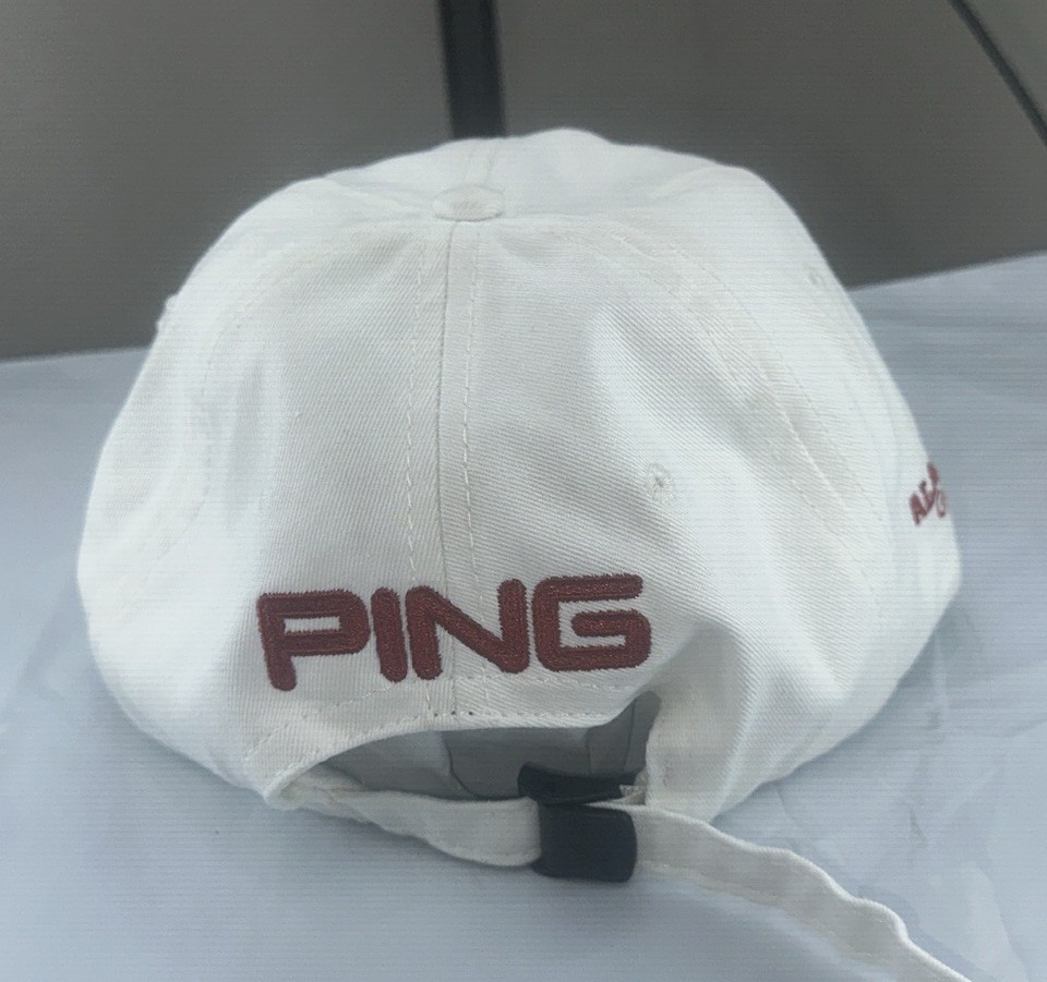 Officially licensed NCAA Ping Alabama Crimson Tide Golf Hat white | eBay