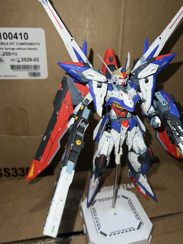 Gundam MG Eclipse Gundam Custom Built, Custom Chiseled, Custom Paint | eBay