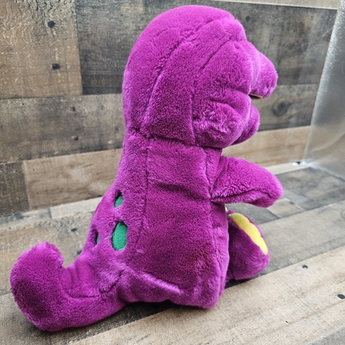 Vintage 1990s Barney Dinosaur Plush Toy 15" Original 2 DVDs Dino Tales ...