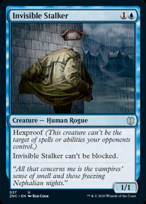 Invisible Stalker - Light Play MTG Commander 2020 Zendikar Rising | eBay