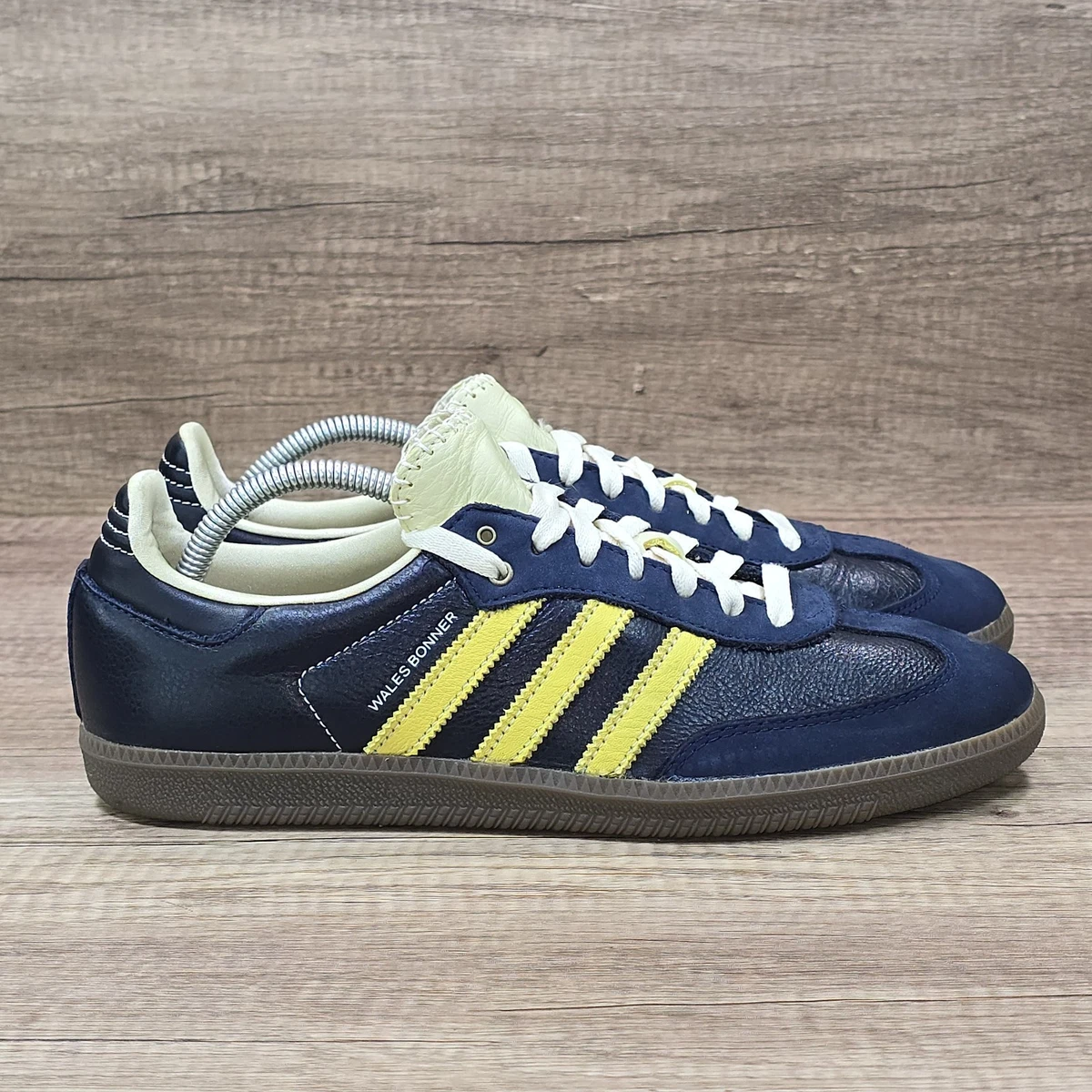 adidas Wales Bonner x Samba Collegiate Navy Yellow for Sale