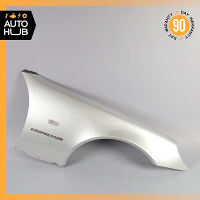 97-00 Mercedes R170 SLK230 Fender Front Right Passenger Side Silver OEM ...
