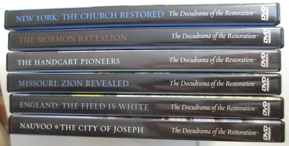 Docudrama of the Restoration lot of 6 dvds Living Scriptures Mormon LDS ...
