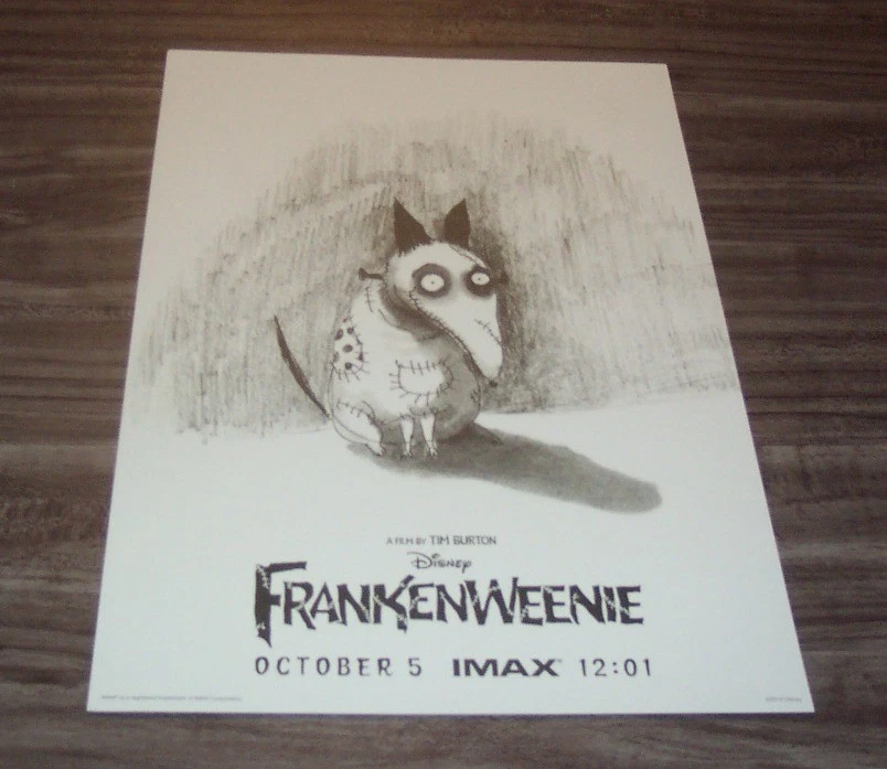 Tim Burton Sketches Frankenweenie